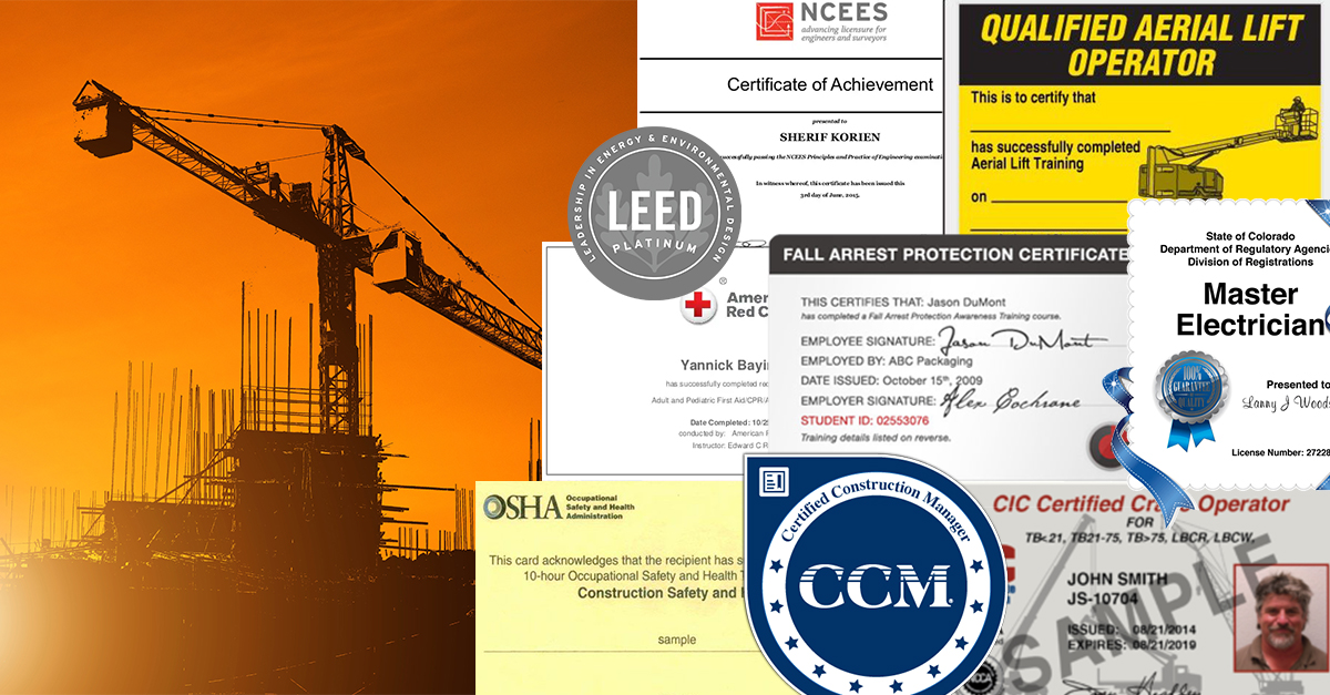 Certification Management Software for Construction: 5 Key Benefits ...